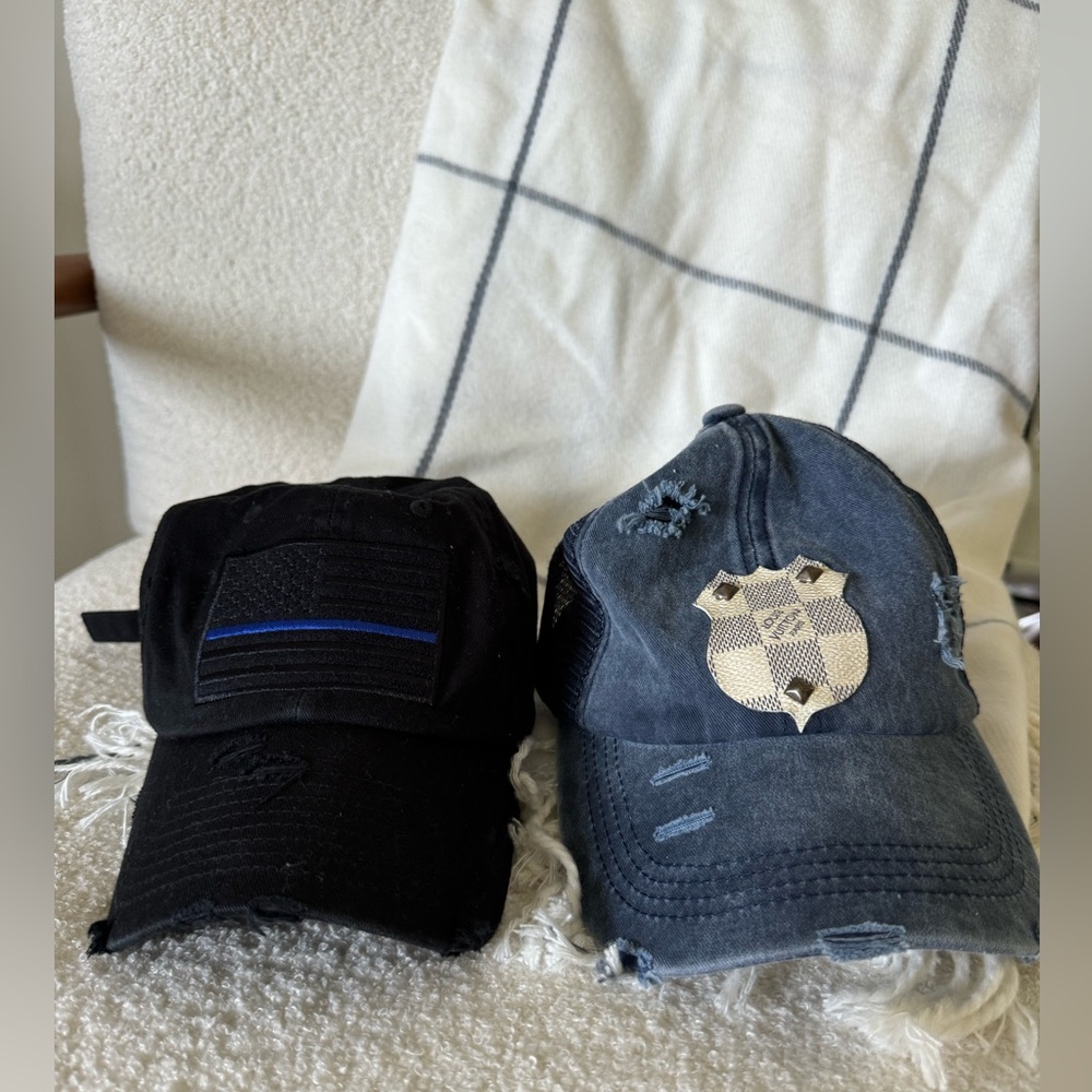 Black Police Ballcap - Gem